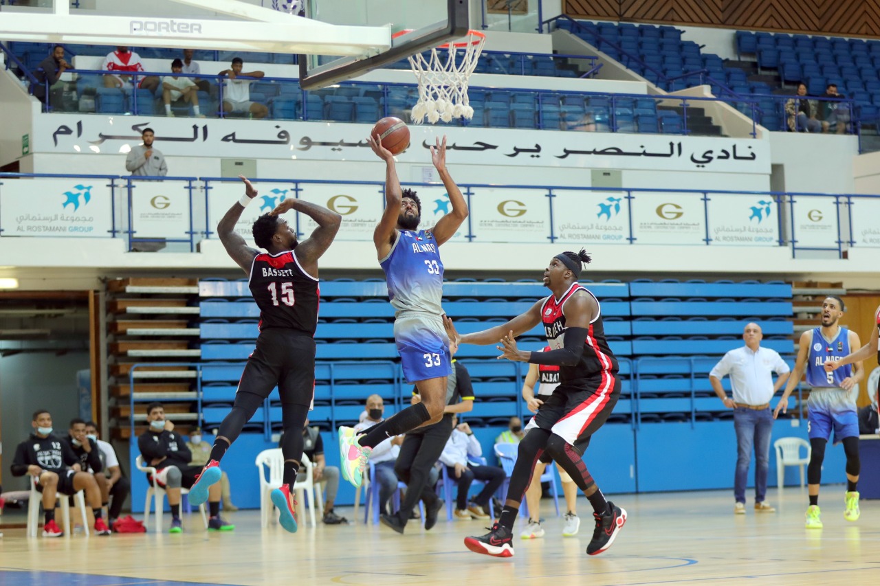 Al Nasr advanced to the semi-finals of the UAE men's basketball ...